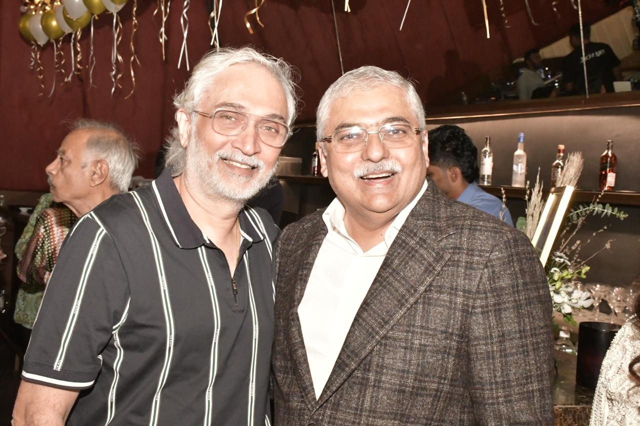 Ashish Bhasin rings in his 60th with industry stalwarts