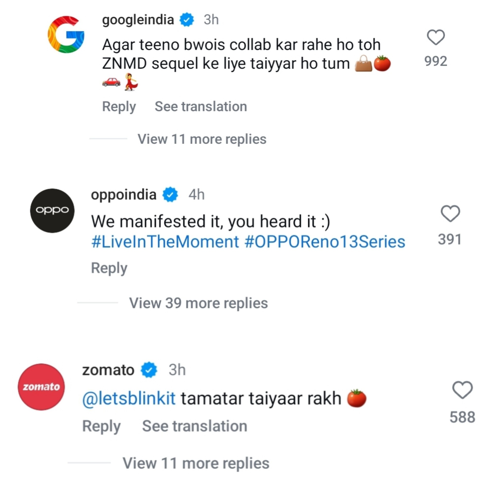 ZNMD 2? Brands say ‘don’t play with our feelings’